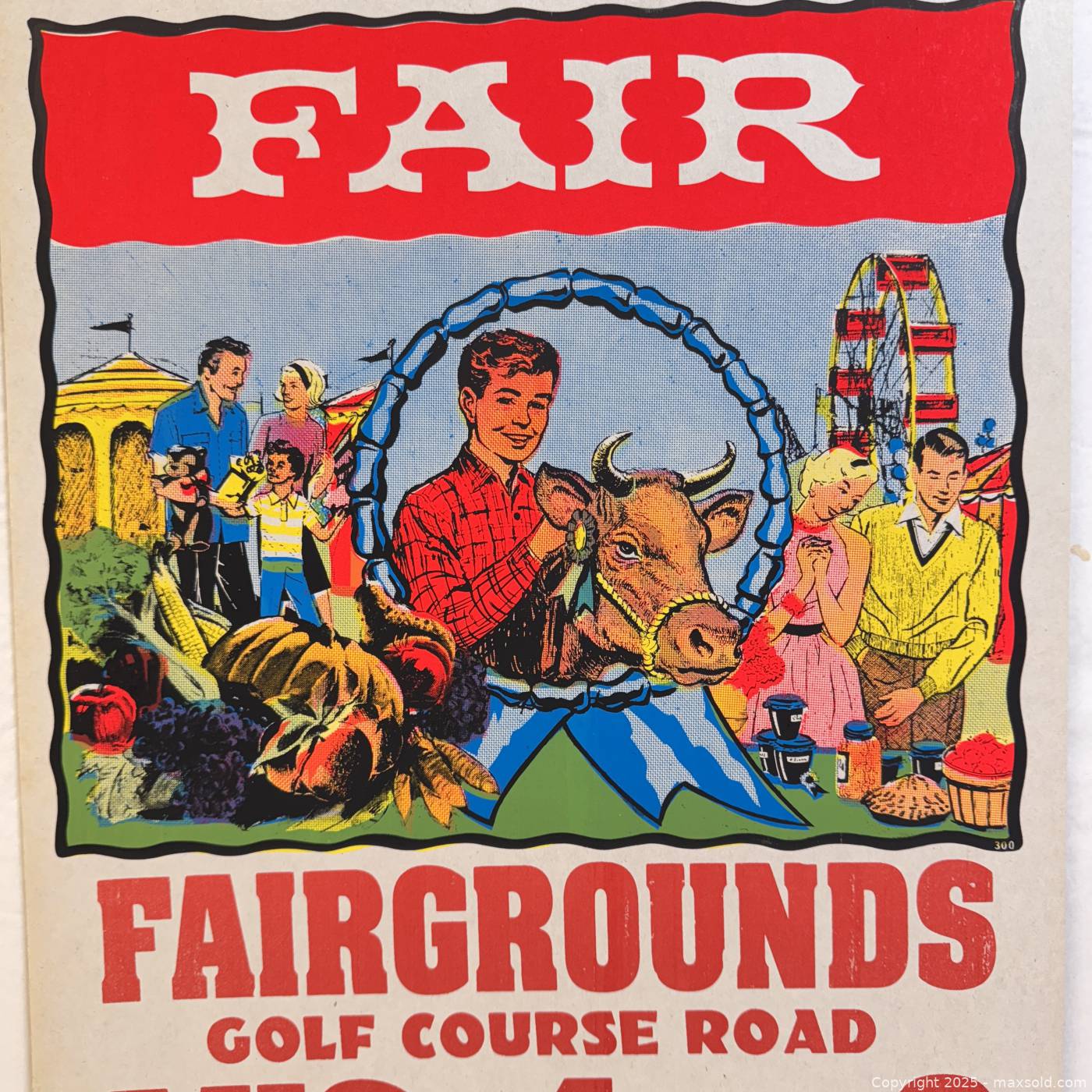 Vintage County Fairgrounds poster | Maxsold