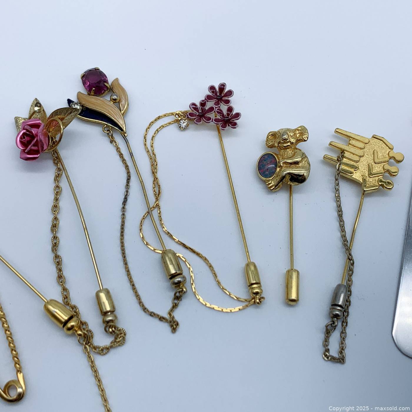 Vintage decorative stick pin assortment | Maxsold
