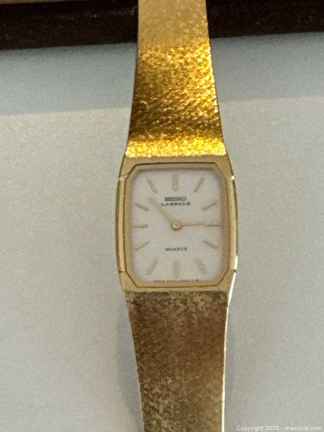 Seiko Lassale gold-tone ladies quartz watch | Maxsold