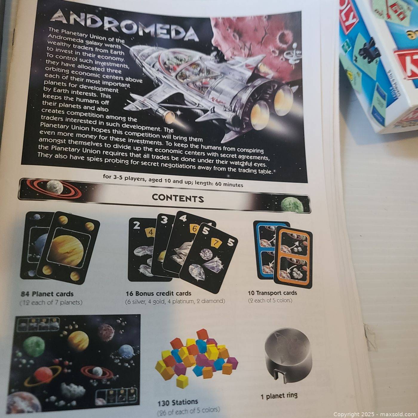 Andromeda board game | Maxsold