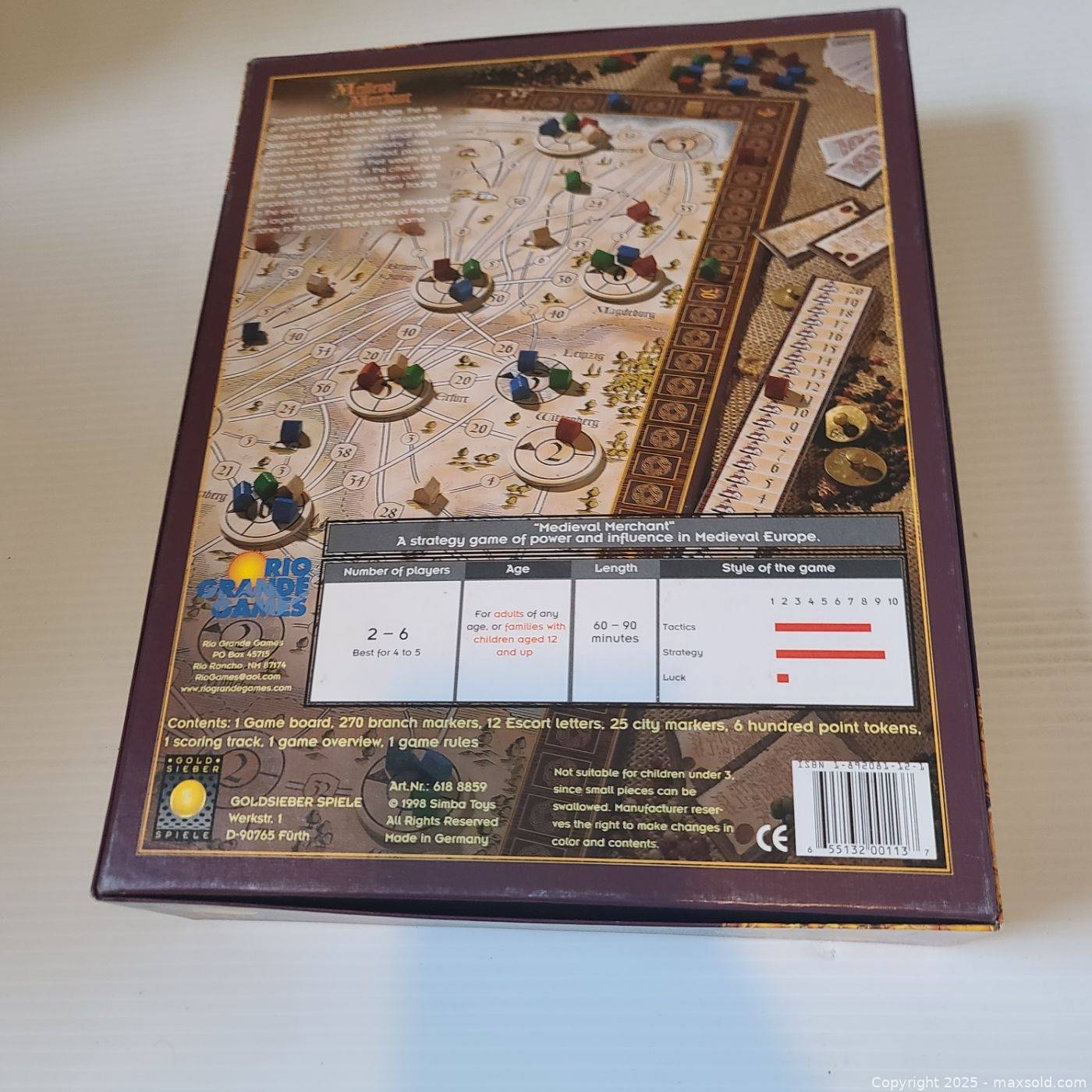 Medieval Merchant board game | Maxsold