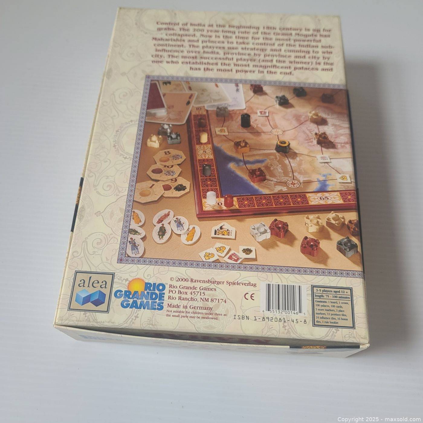 Taj Mahal strategy board game | Maxsold
