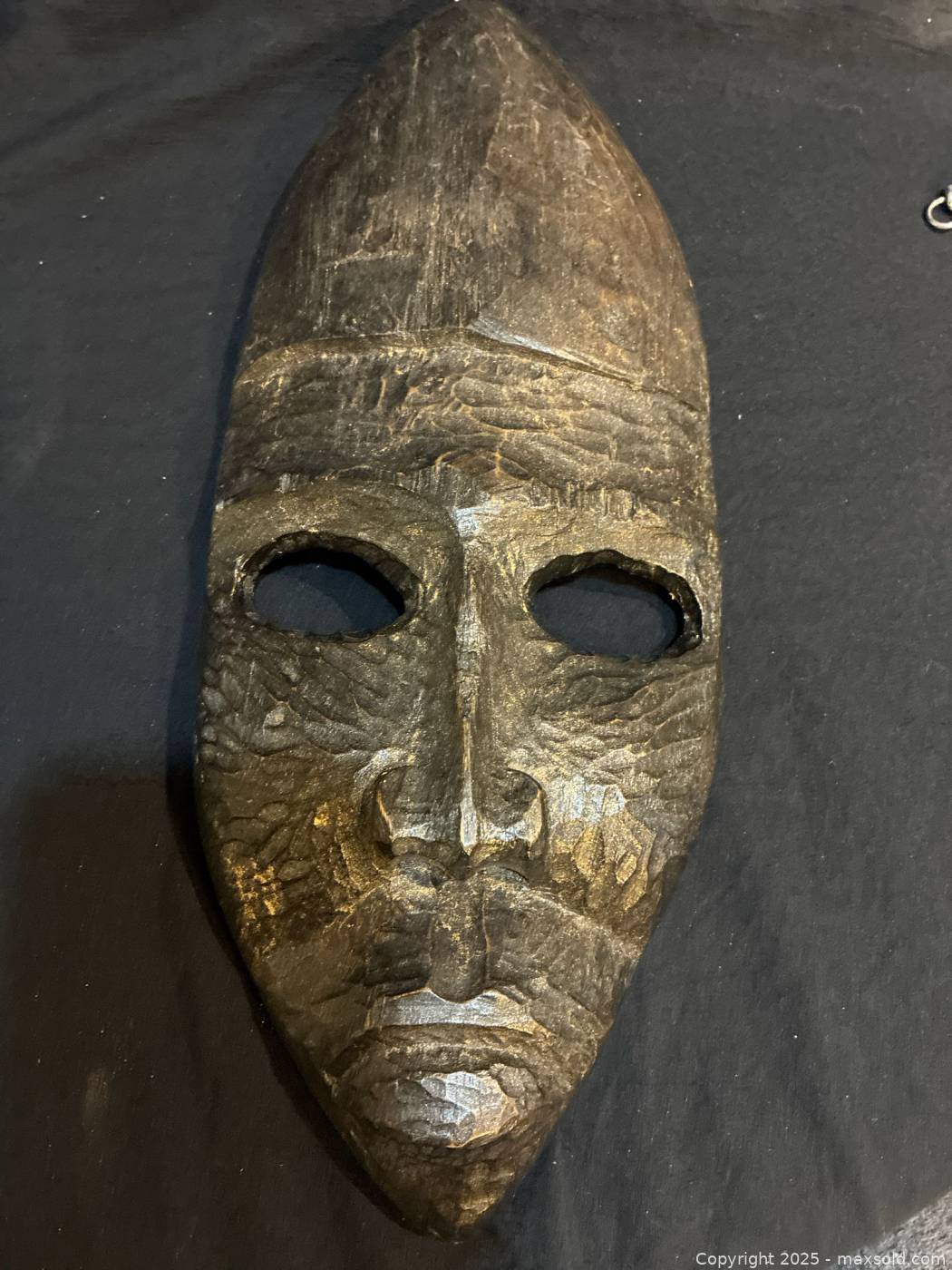 Hand-Carved Wooden Tribal Mask | Maxsold