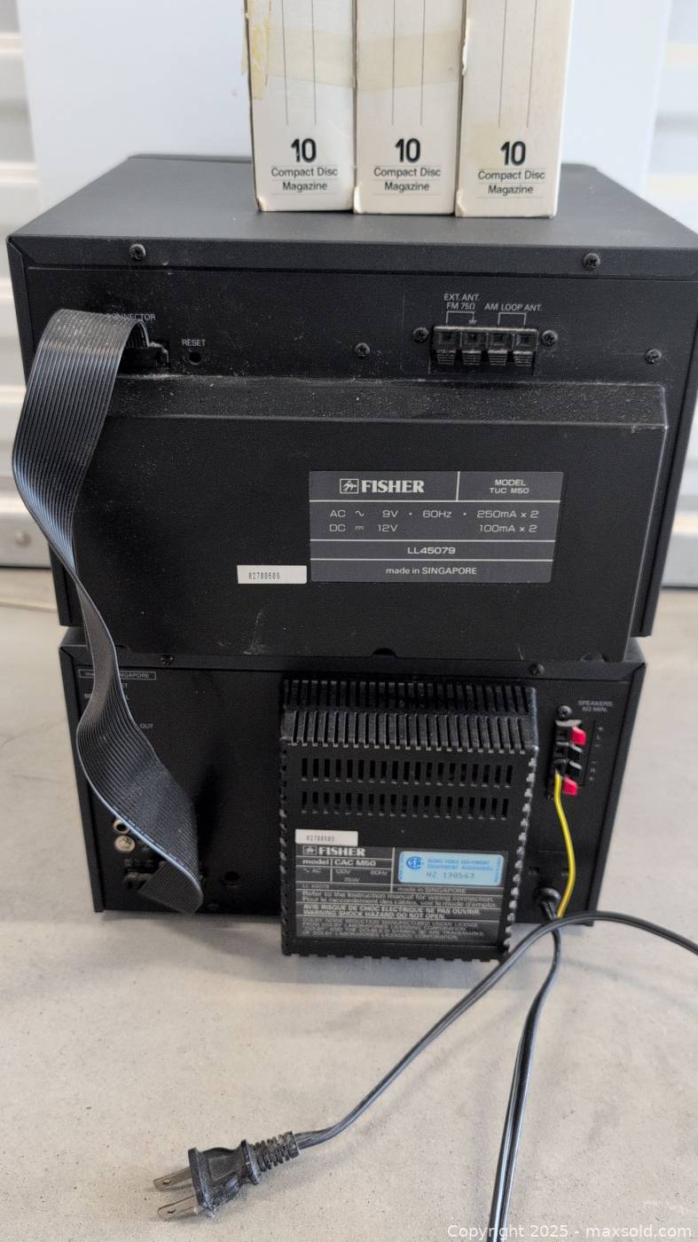 Fisher Compact Stereo System | Maxsold