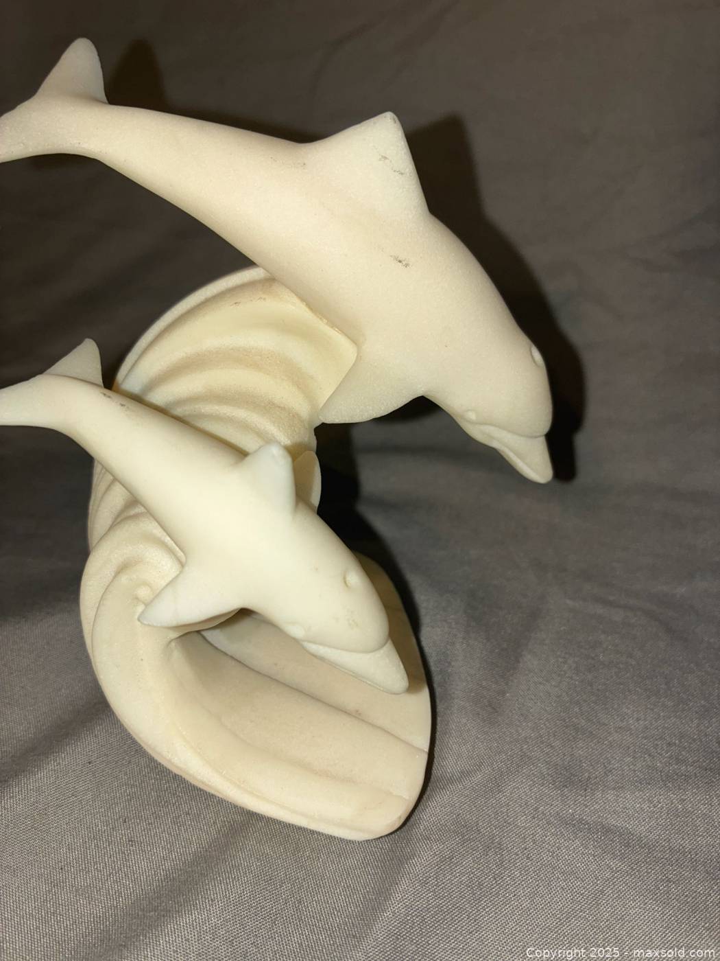 Kaiser West German porcelain dolphin sculpture | Maxsold