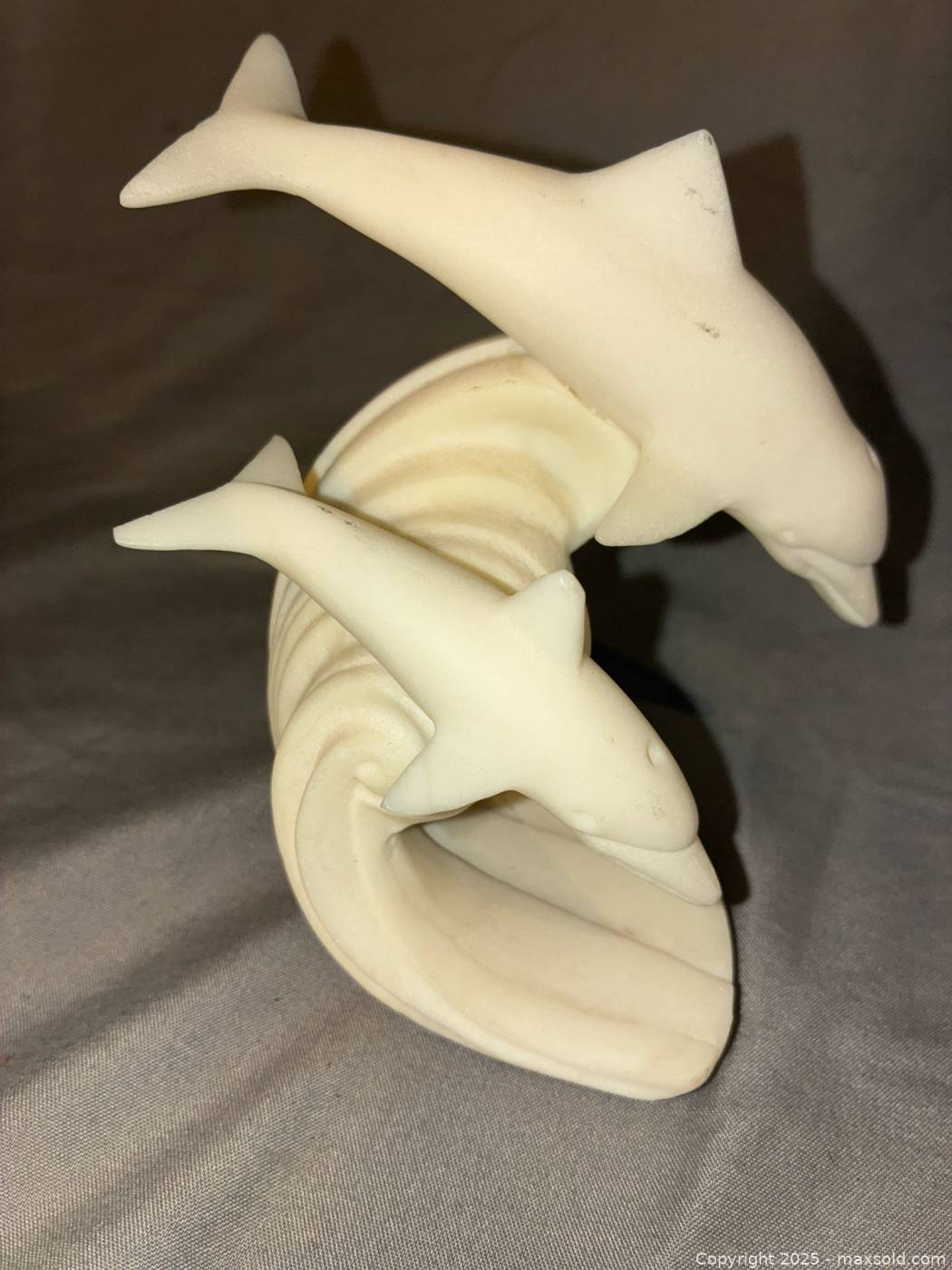 Kaiser West German porcelain dolphin sculpture | Maxsold