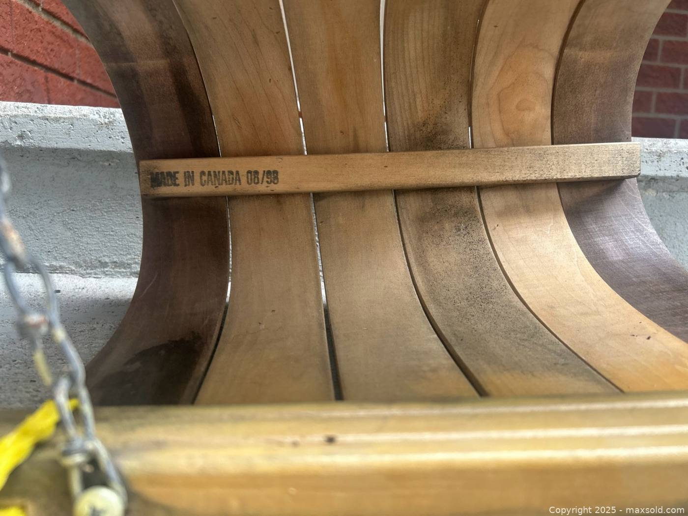 Canadian Torpedo Wooden Sled 1998 | Maxsold