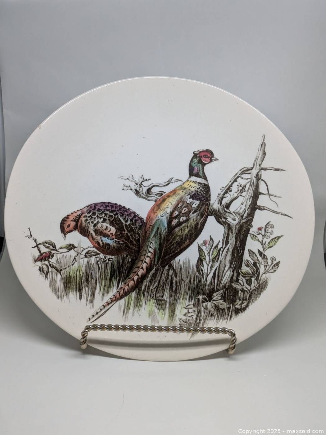 Vintage Johnson Bros Pheasant Plate | Maxsold
