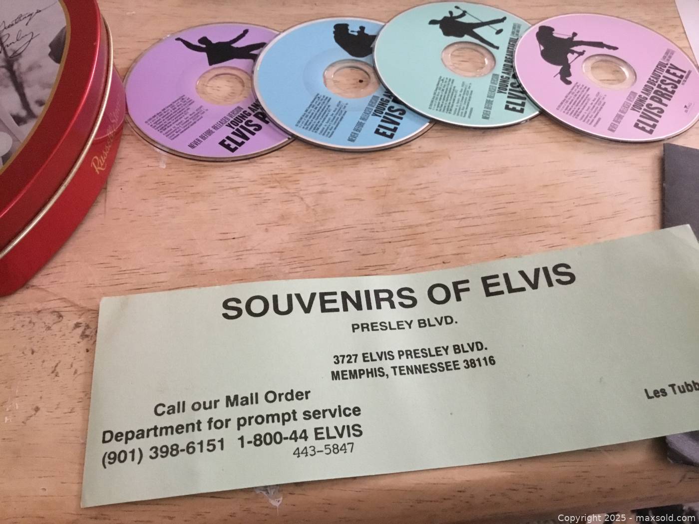 Elvis Presley CD box sets, souvenir CDs and memorabilia | Maxsold