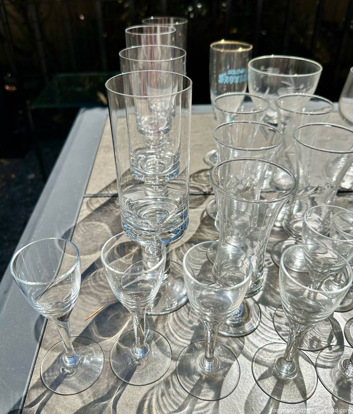 Large Assortment of Glassware Over 40 Pieces | Maxsold