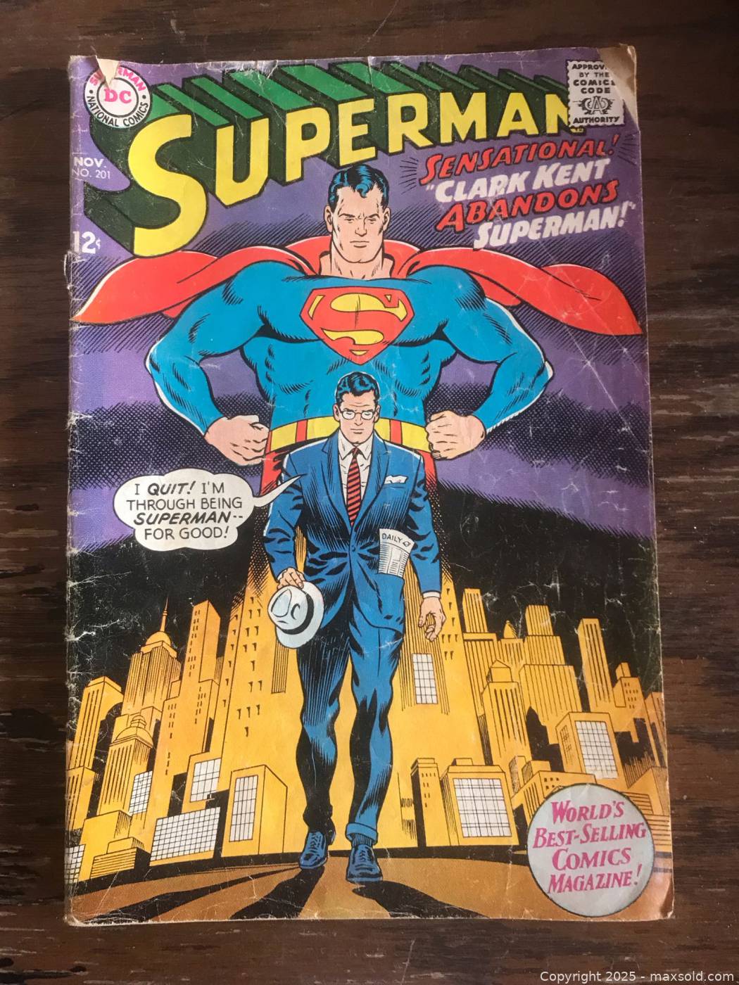 Superman Comic Issue #201 November 1967 | Maxsold