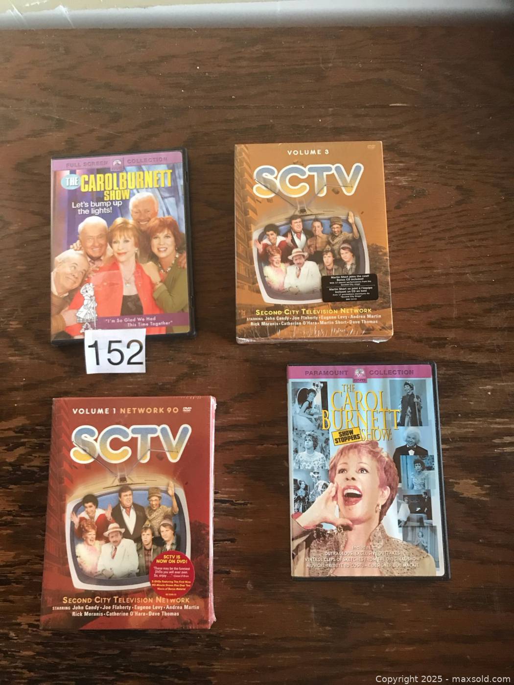Carol Burnett DVDs & SCTV Season Sets | Maxsold
