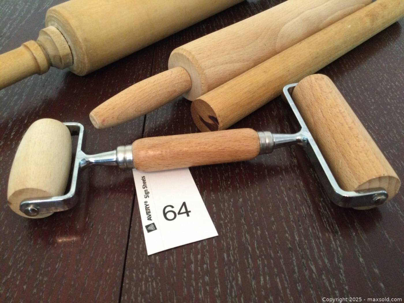 Vintage Wooden Rolling Pins Collection | Maxsold