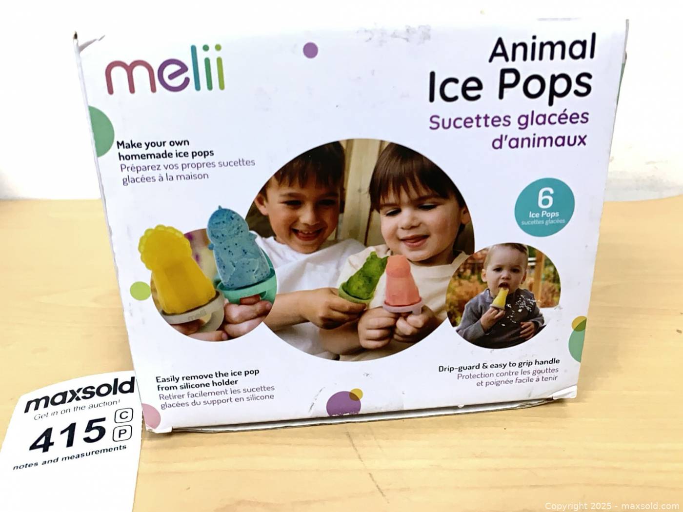 Melii Animal Ice Pops Mold Set | Maxsold