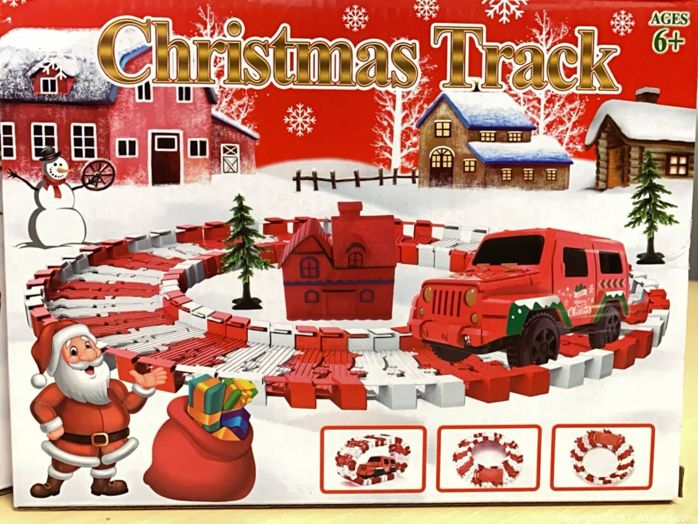 Three Christmas Track toy sets | Maxsold