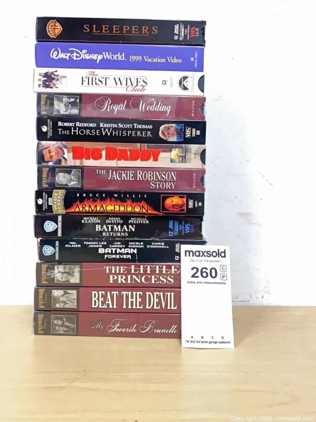 Vintage VHS tape assortment 13 pieces | Maxsold