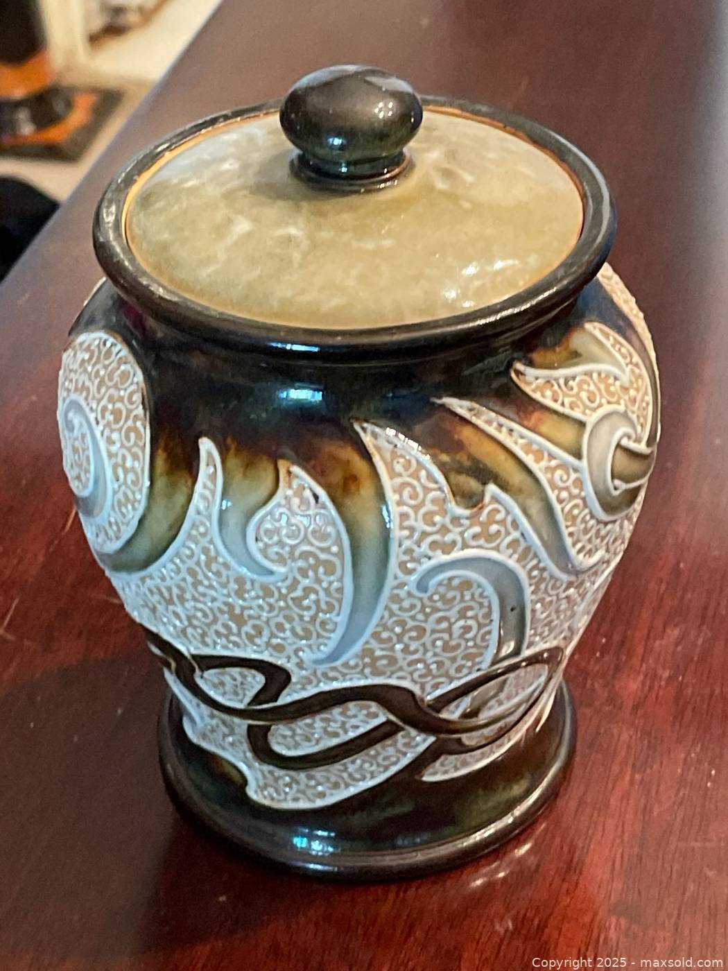 Royal Doulton signed tobacco jar | Maxsold