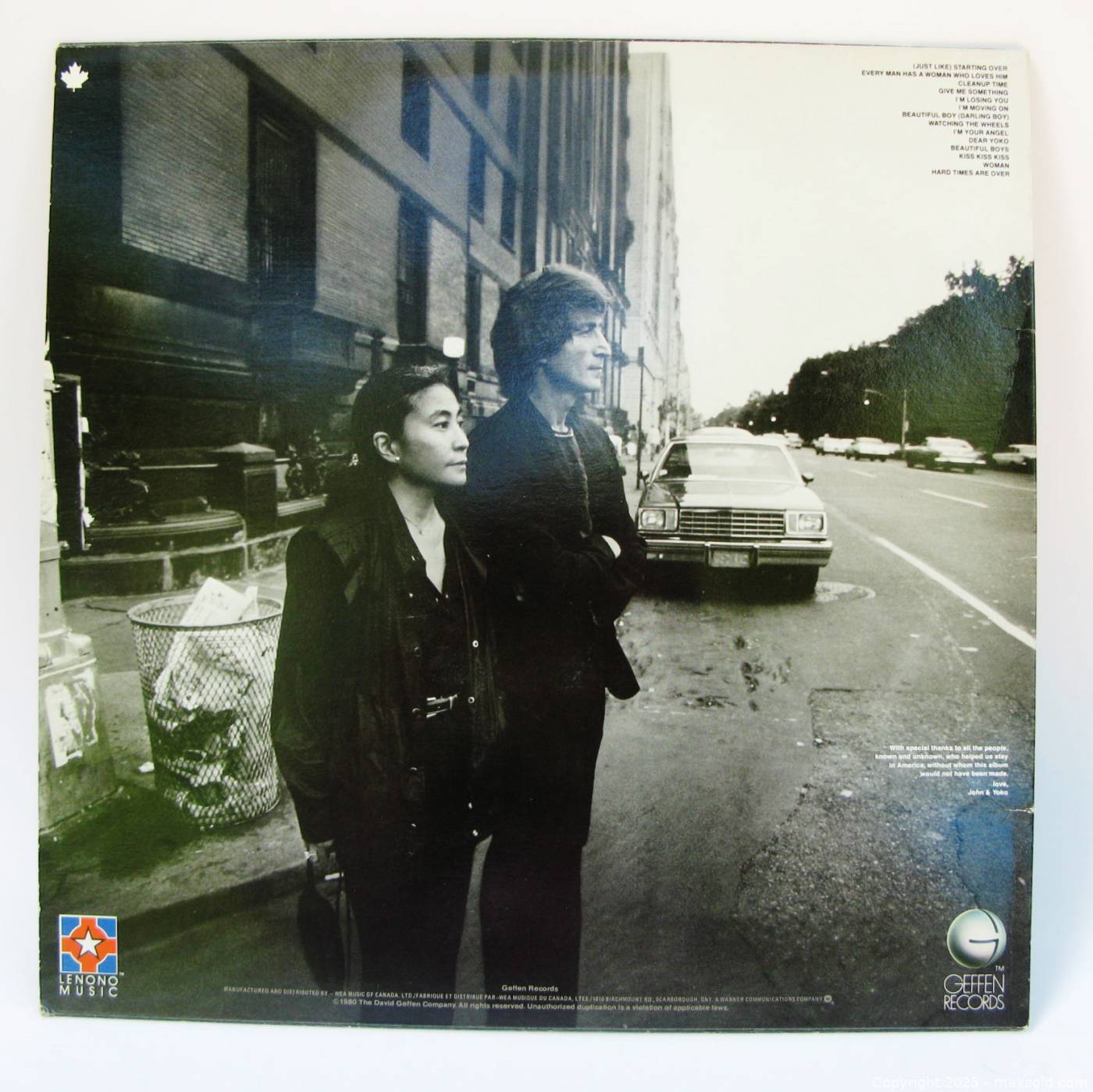 John Lennon & Yoko Ono Double Fantasy LP | Maxsold