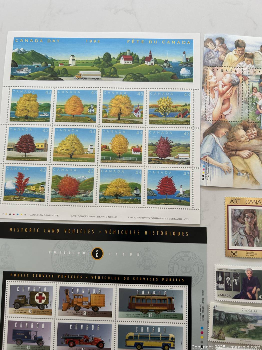 Canada Postage Stamps 1994 Mint NH FV $32.92 | Maxsold