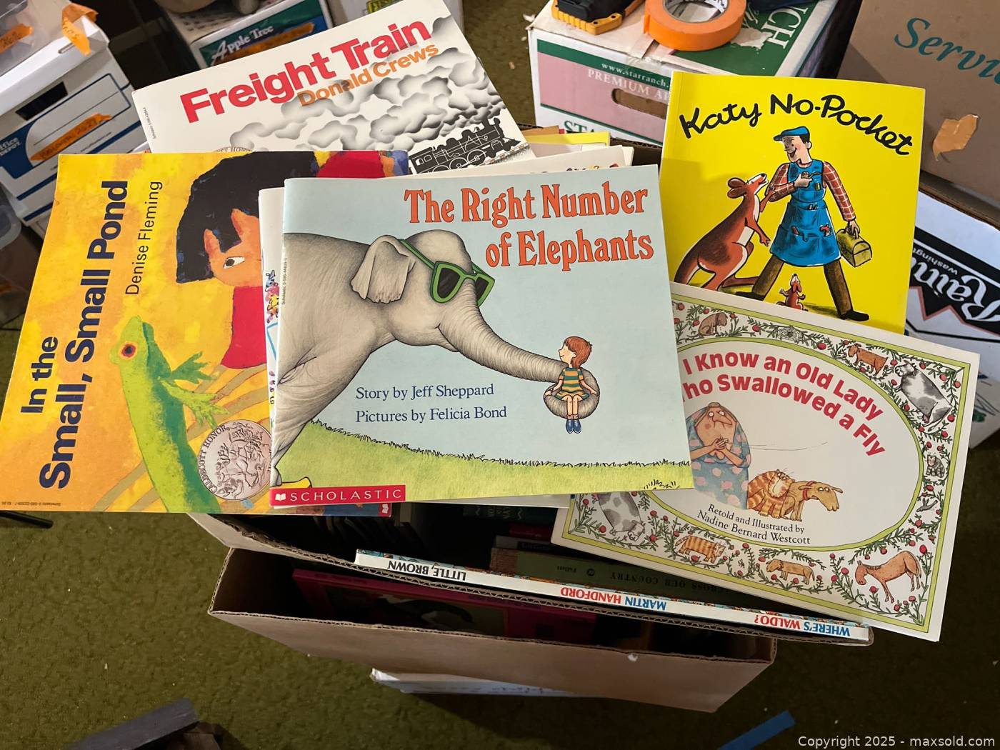 Children’s books collection eight boxes | Maxsold
