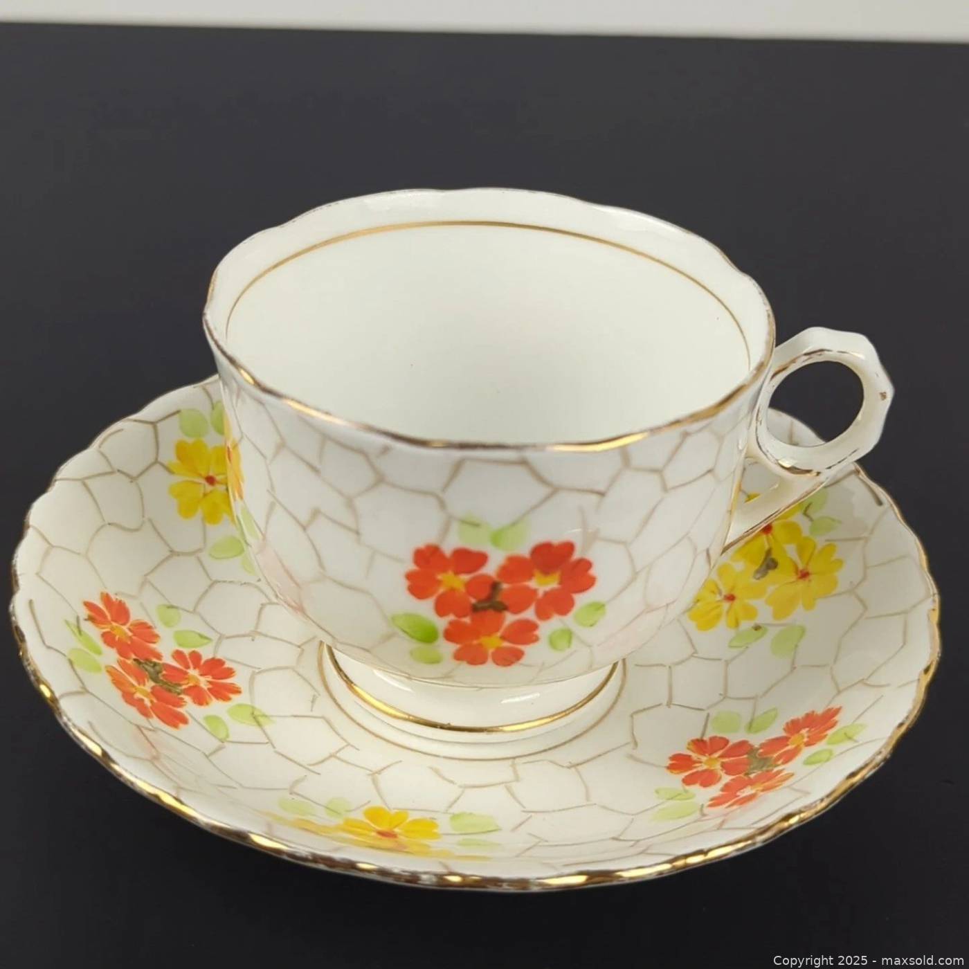 9 bone china teacup and saucer sets | Maxsold