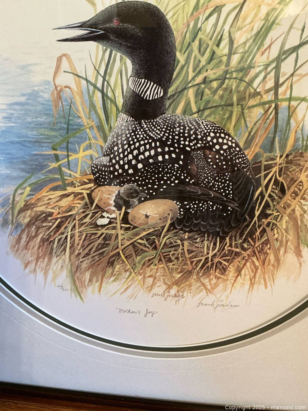 Frank Jordan signed limited edition print Mother’s Joy 44/300 | Maxsold
