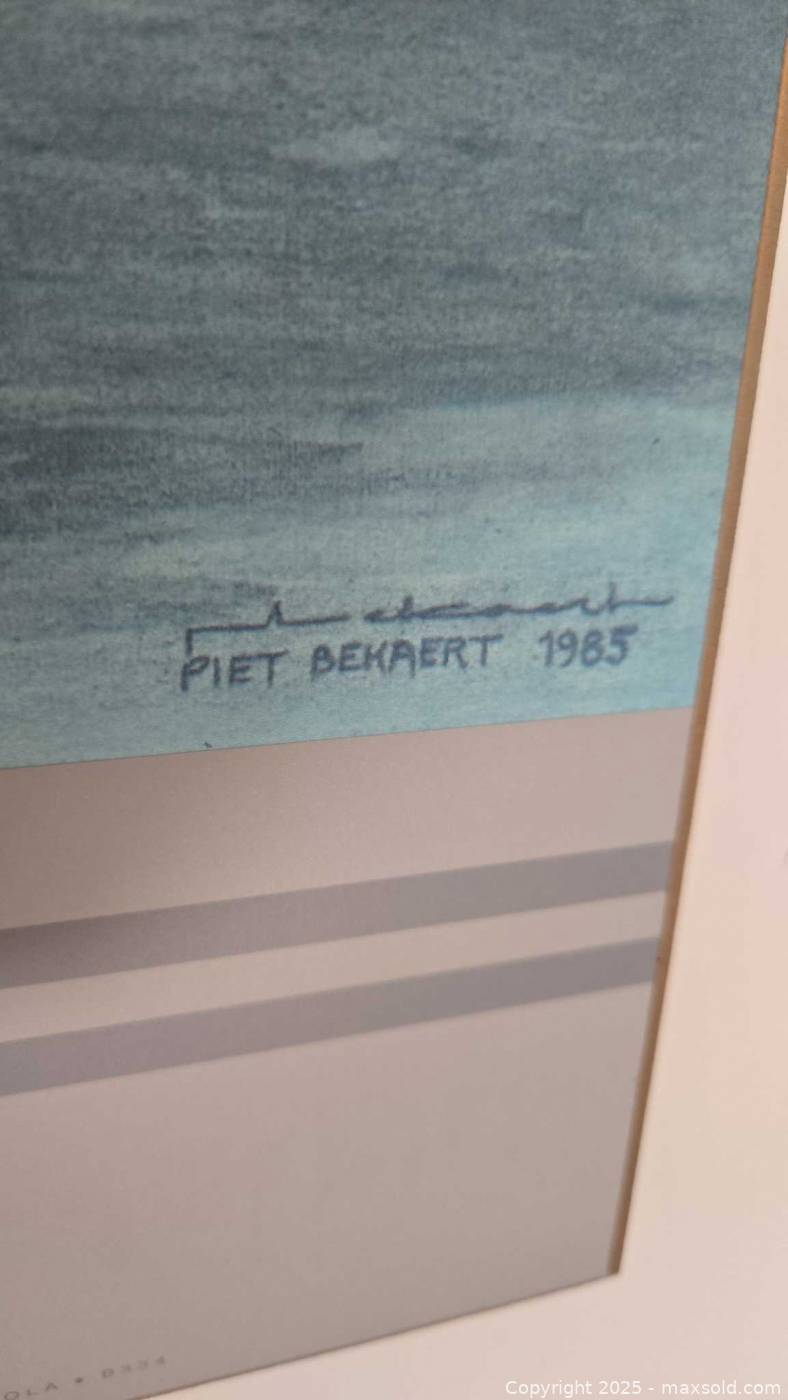 Piet Bekaert mounted poster 36x24 in | Maxsold