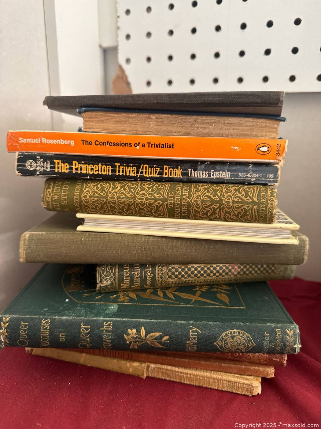 Vintage and modern hardcover & paperback books | Maxsold