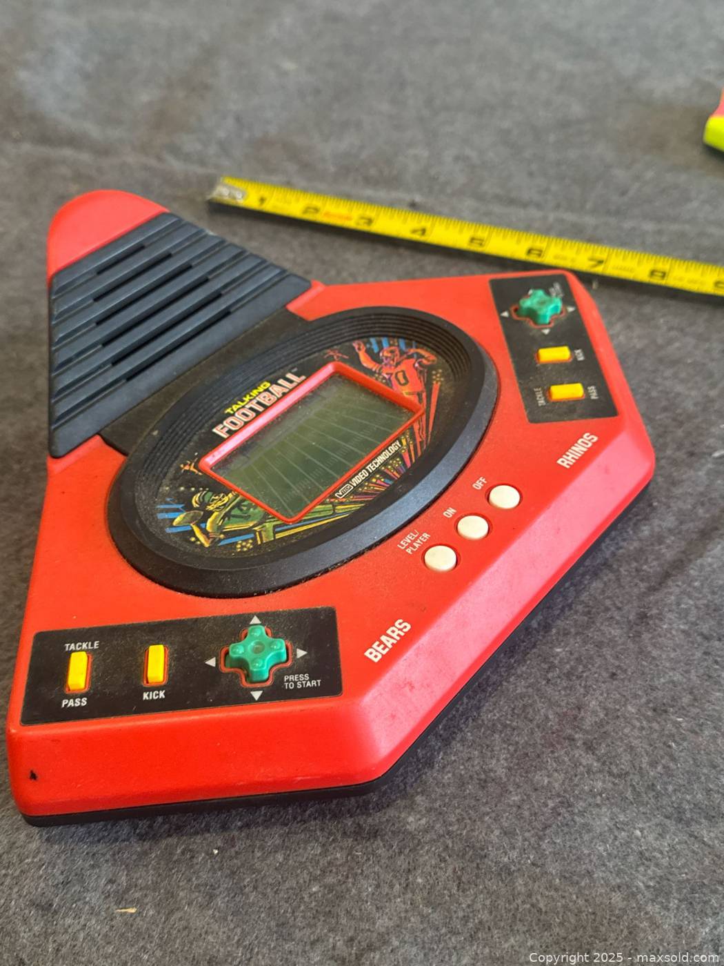 Electronic football, Wheel of Fortune & soccer handheld games | Maxsold