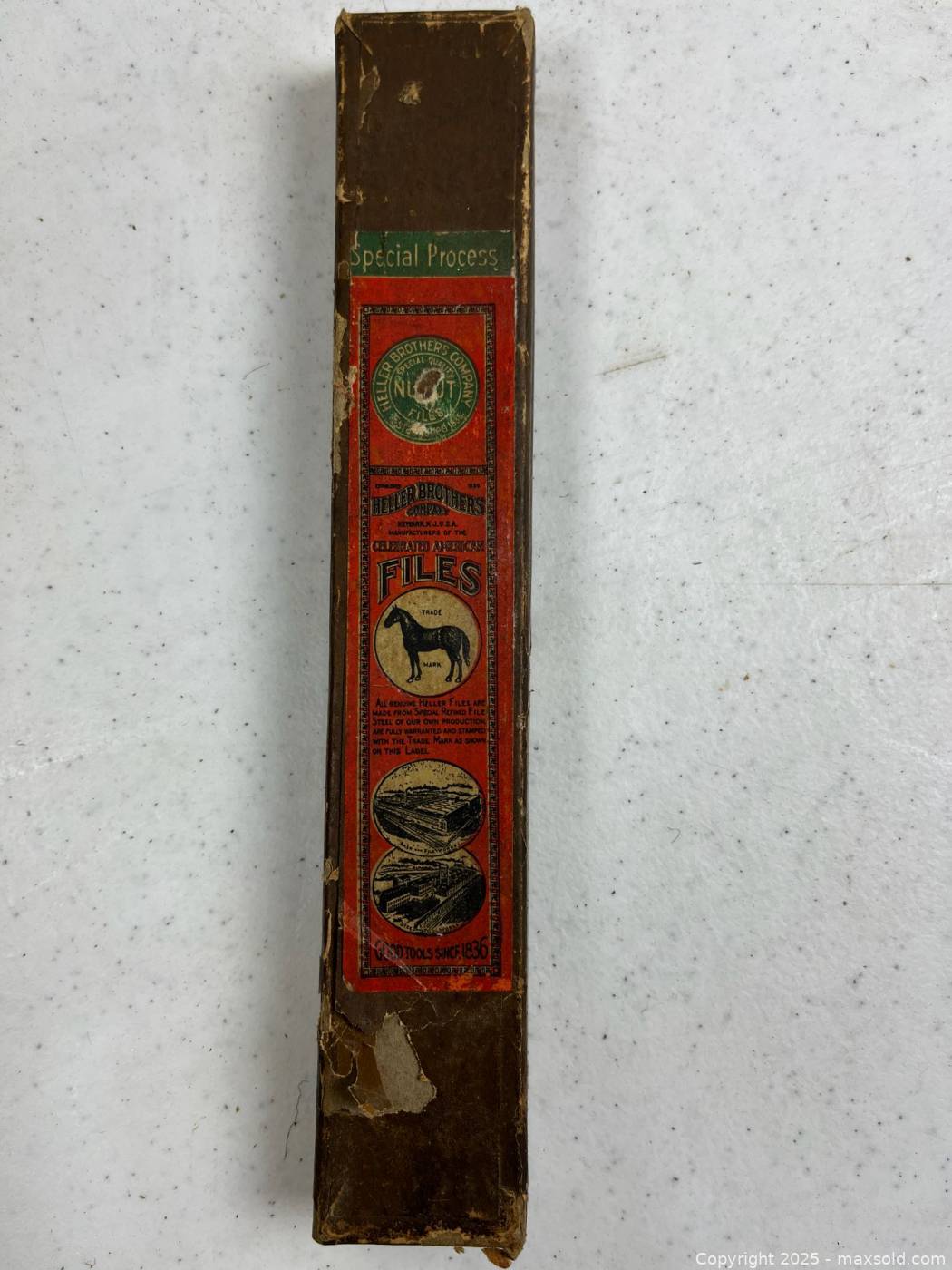 Heller Brothers vintage files with box | Maxsold