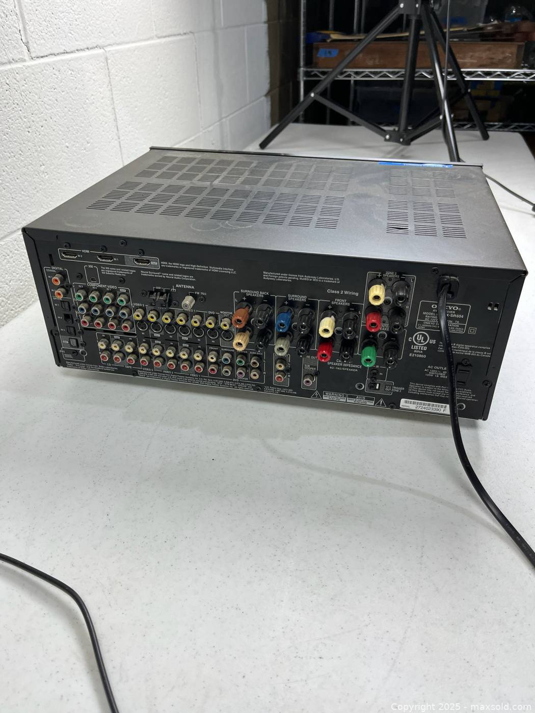 Onkyo TX-SR604 AV Receiver | Maxsold