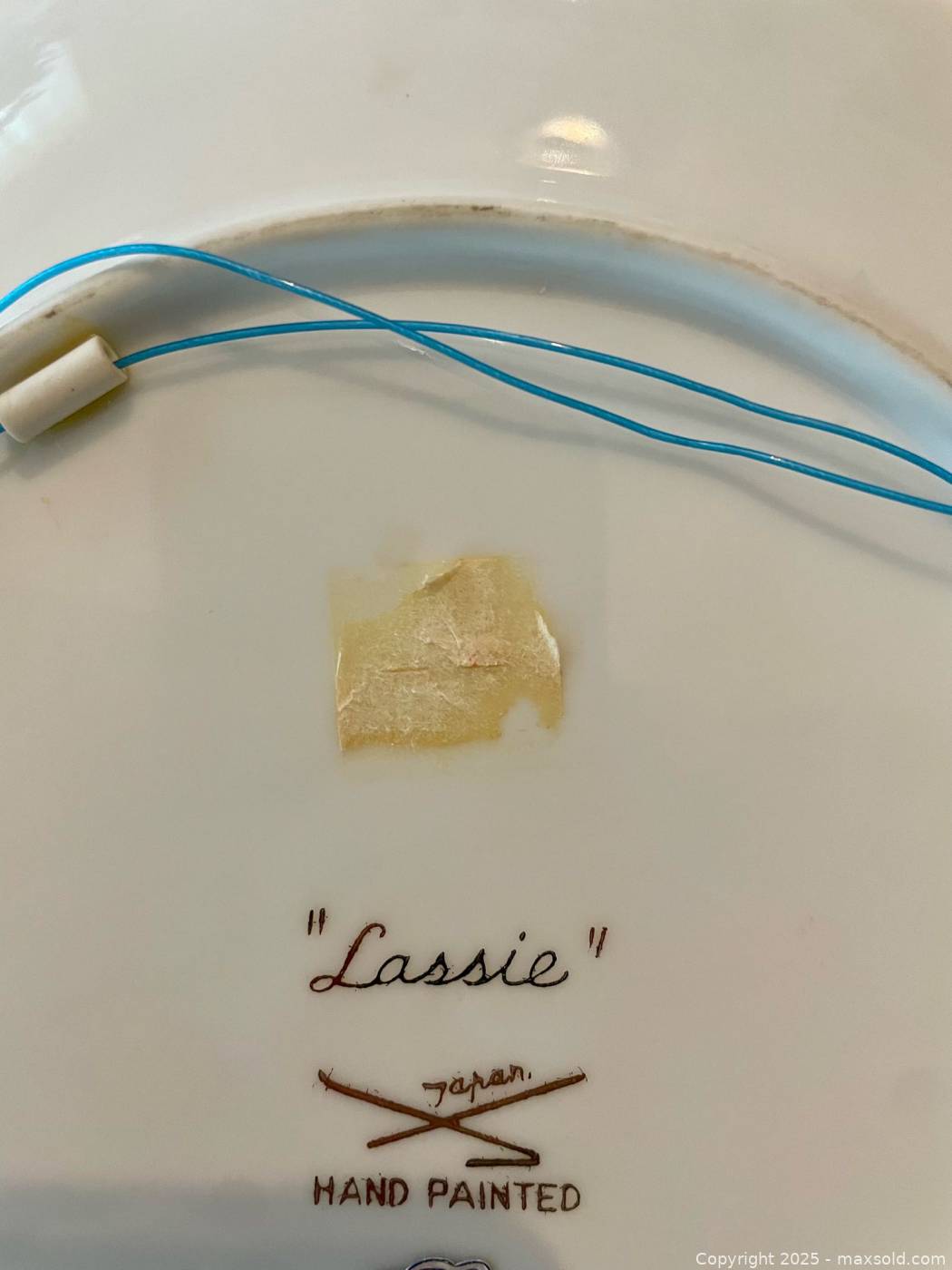 Lassie hand painted collector plate | Maxsold