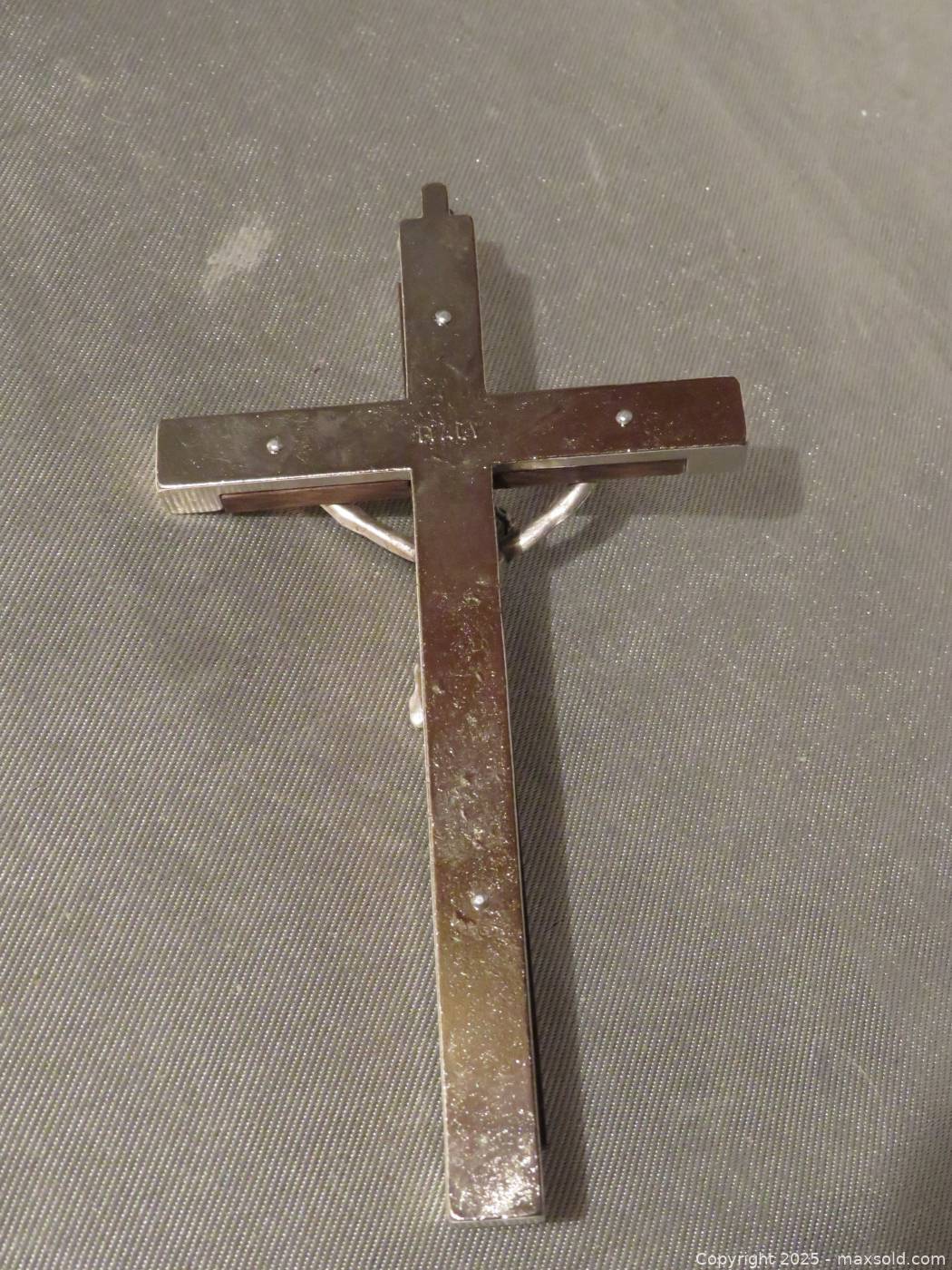 Wood & Metal Jesus Crucifix 4.5in Italy | Maxsold