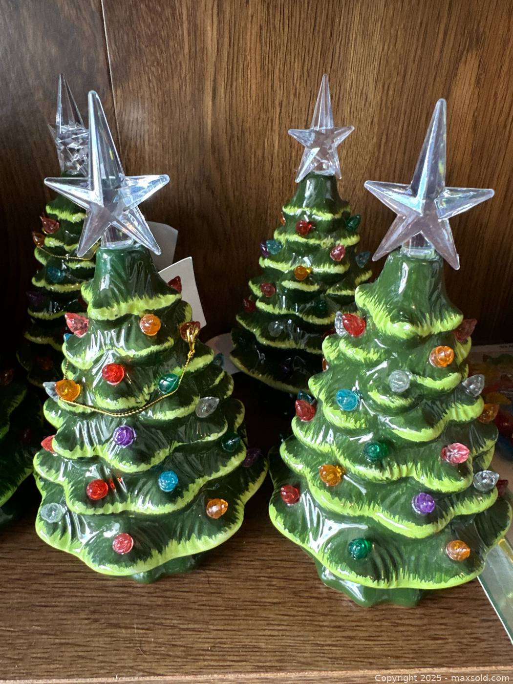 Light Up Ceramic Christmas Trees | Maxsold