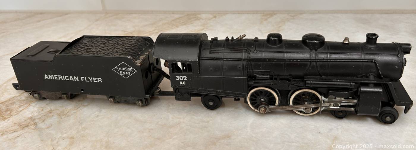 American Flyer 302AC steam locomotive and tender | Maxsold