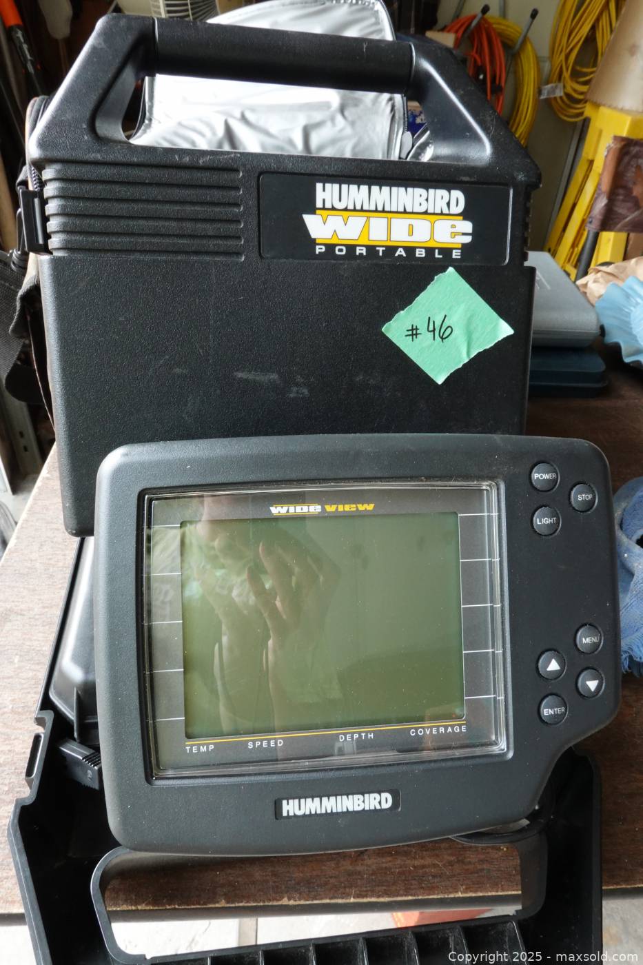 Humminbird Wide Portable fish finder | Maxsold