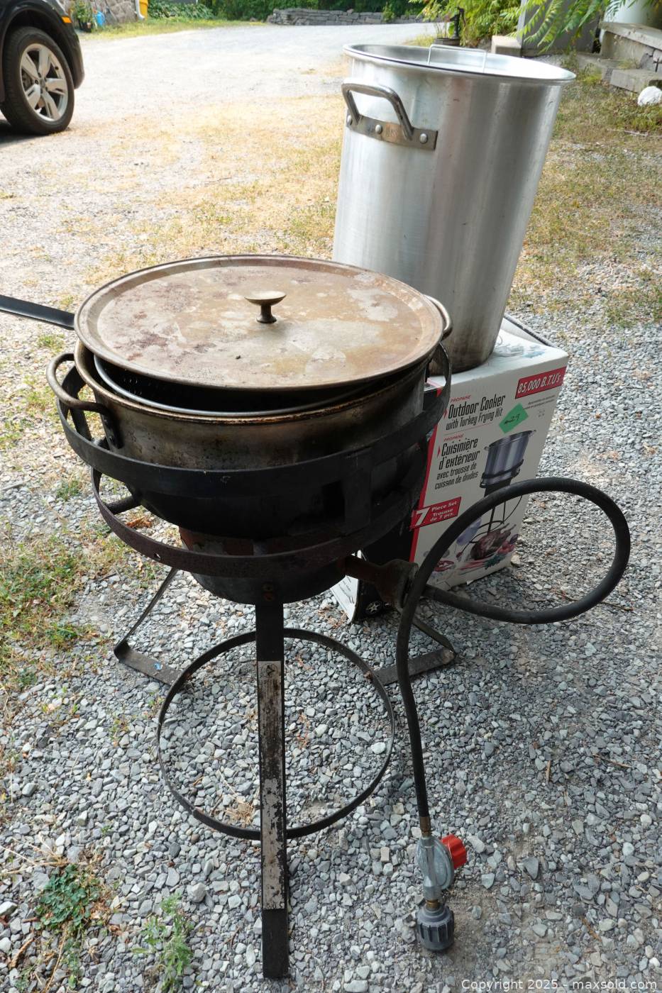 Keanall propane outdoor cooker kit | Maxsold