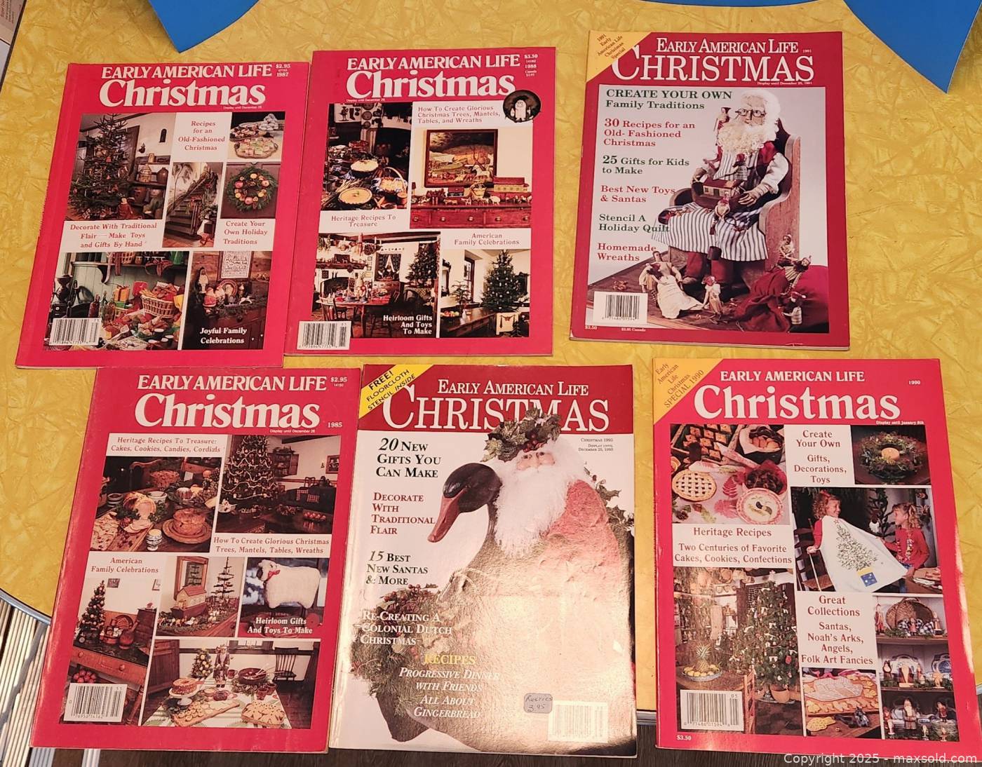 Vintage Christmas decor, magazines, Pet Butler vest | Maxsold