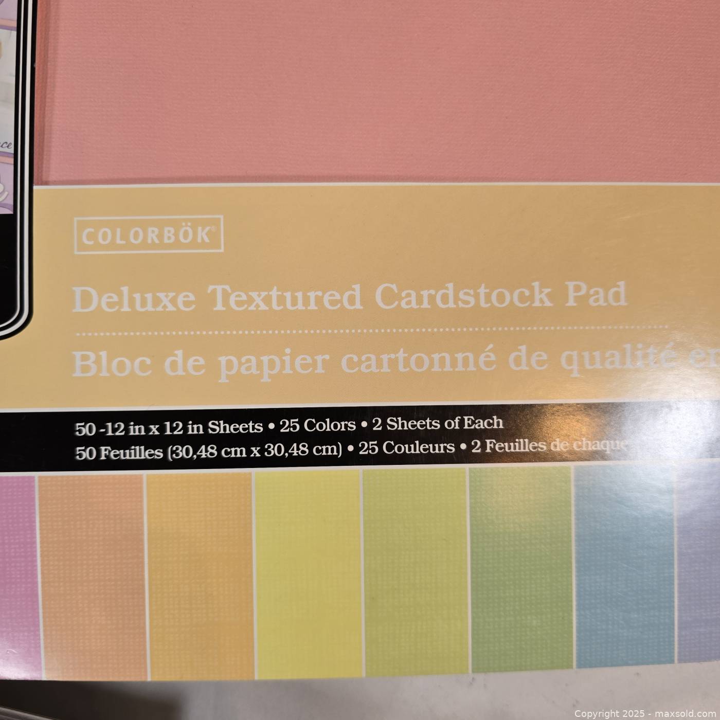 12"x12" Cardstock Pads & Plastic Canvas | Maxsold