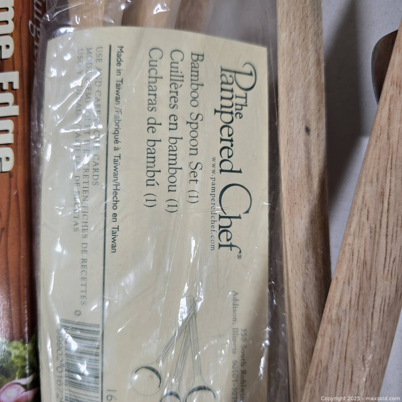 Nesting food containers, Pampered Chef bamboo spoon set, assorted ...