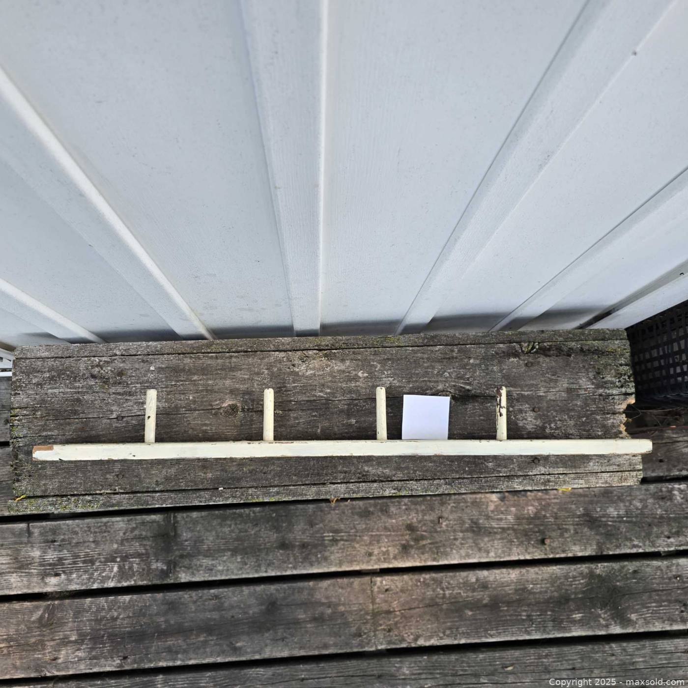Repurposed Wood Coat Rack | Maxsold