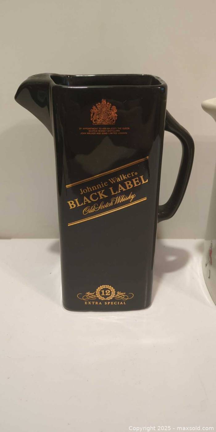 Johnnie Walker Black & Red Label pitchers | Maxsold