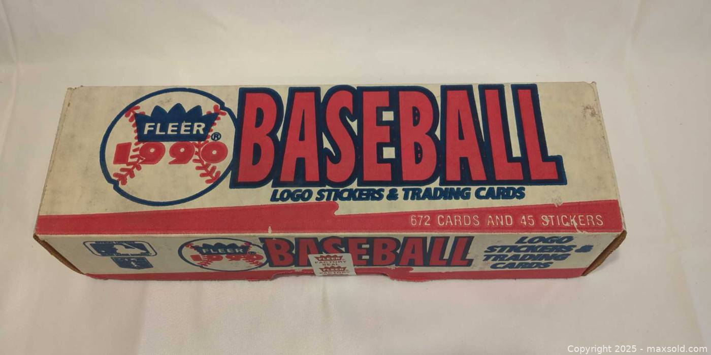 1990 Fleer Baseball Complete Factory Sealed Set | Maxsold