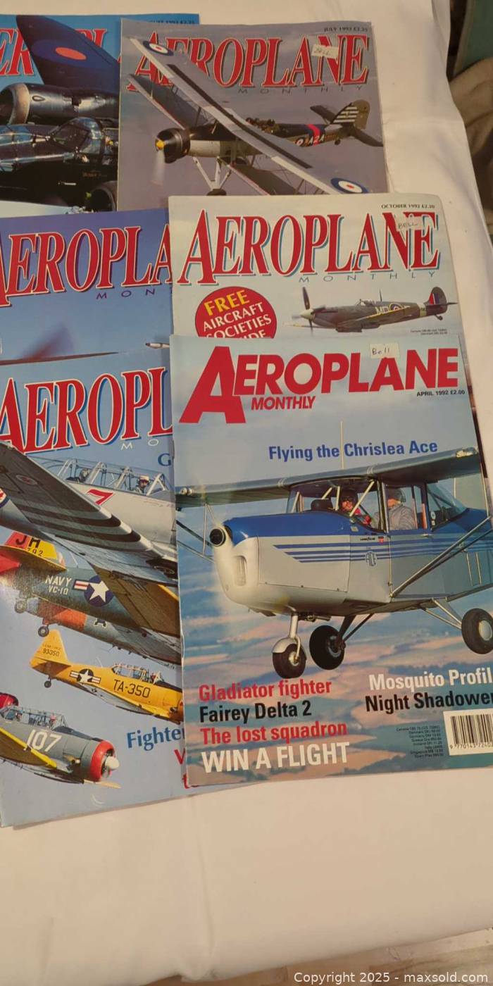 Aeroplane Monthly magazines, 52 issues 1988-1994 | Maxsold