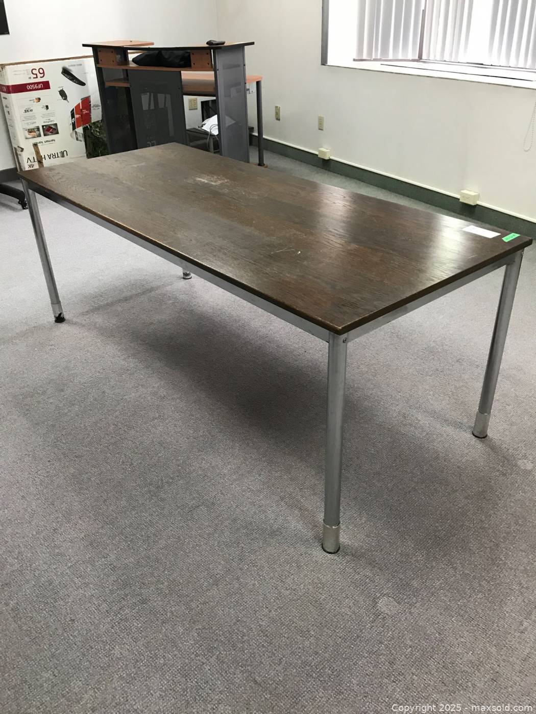 Rectangular Office Conference Table | Maxsold