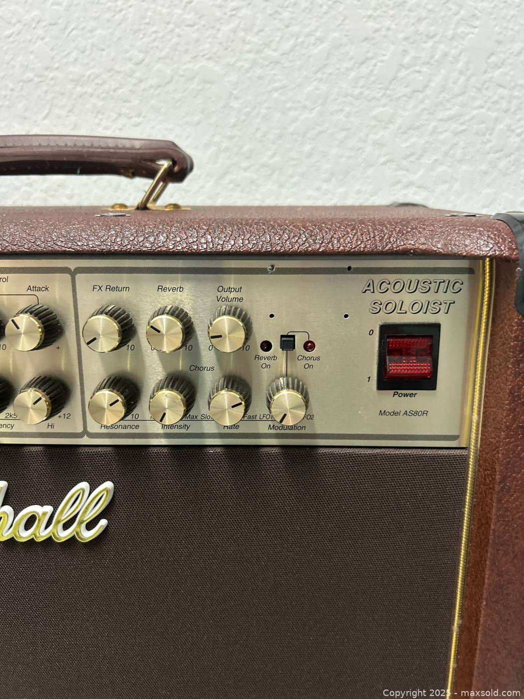 Marshall Acoustic Soloist AS80R Amplifier | Maxsold