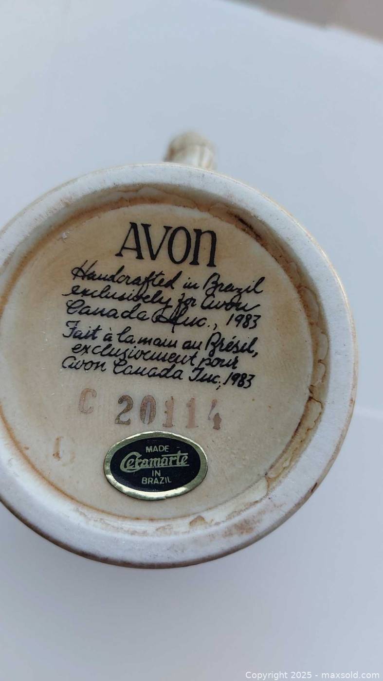 Avon Ceramarte Ceramic Beer Stein 1983 | Maxsold