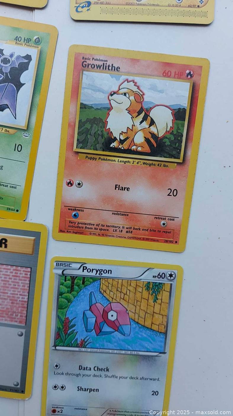 9 Pokémon TCG cards, mixed sets | Maxsold