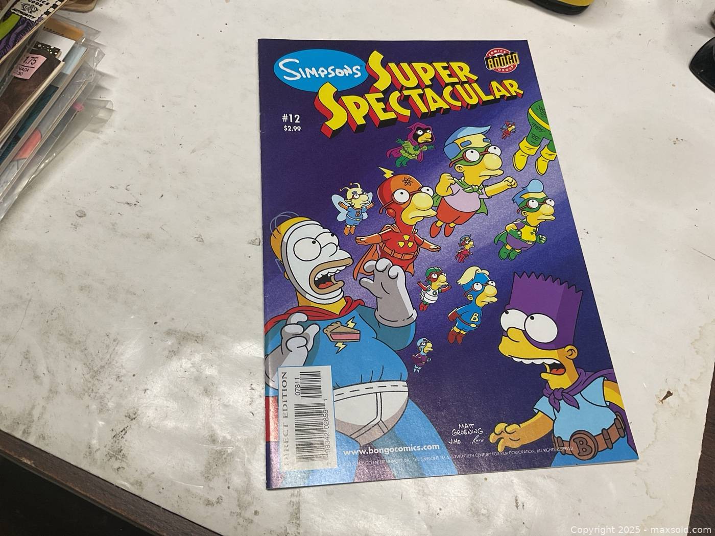 Simpsons Super Spectacular Issue 12 Comic | Maxsold