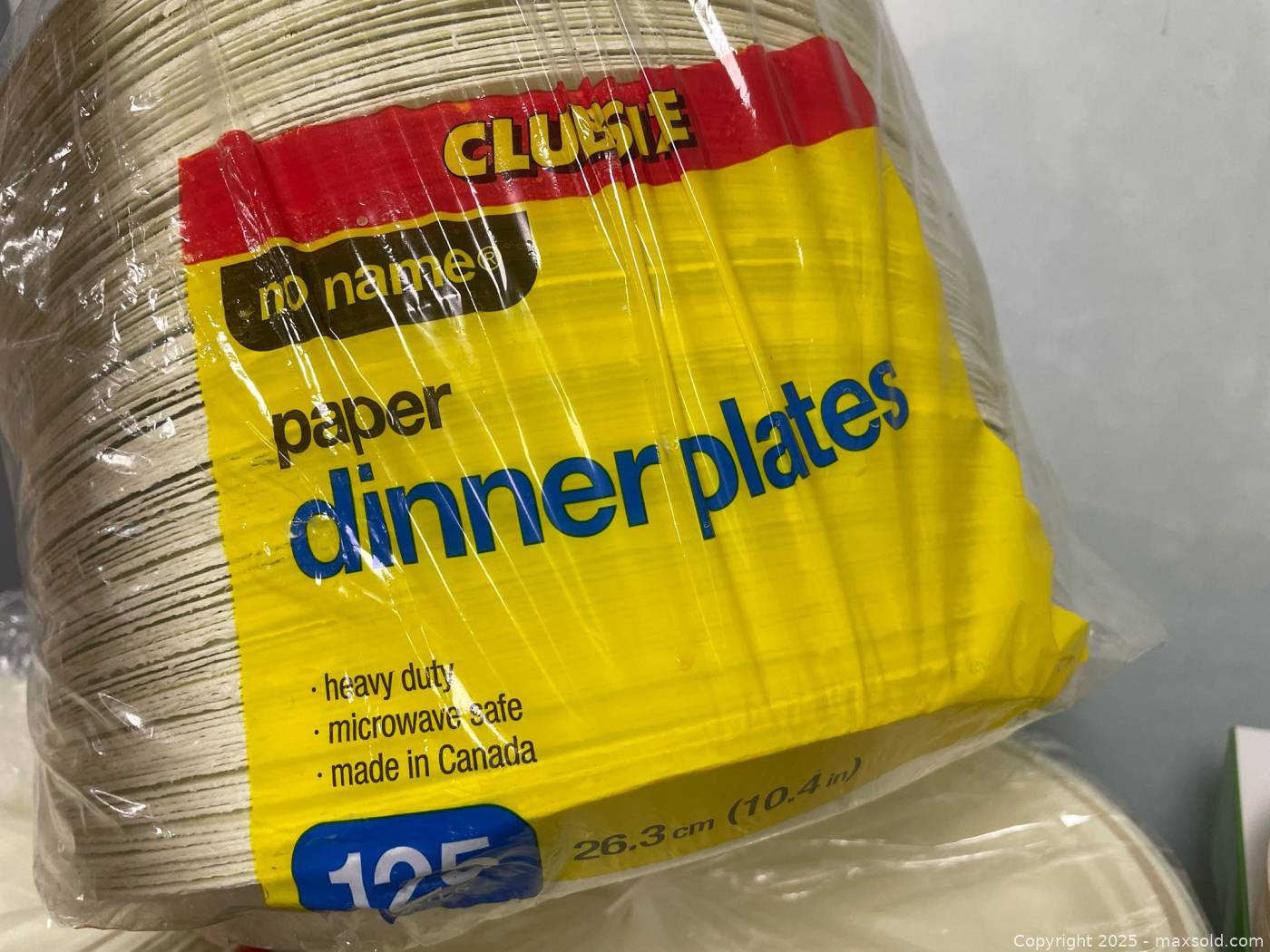 Compostable disposable plate lot | Maxsold